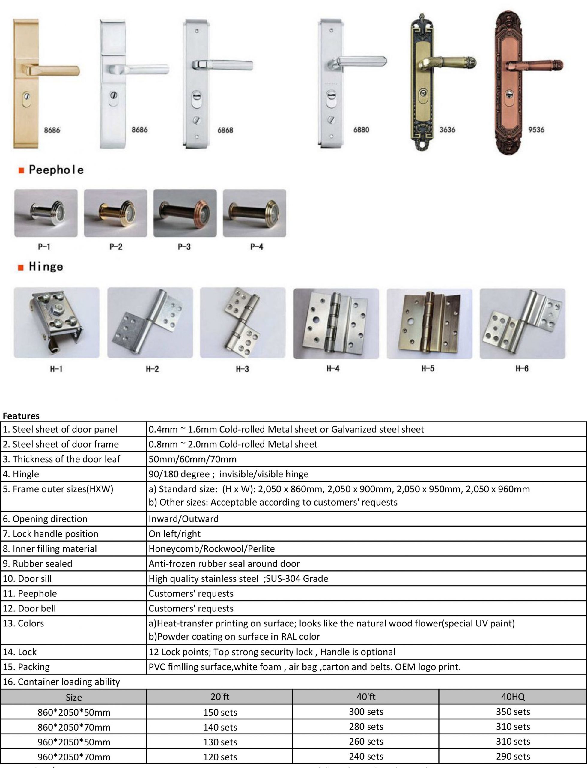 0338-Metal security door – HANGZHOU MARGARITA TRADING CO.,LTD
